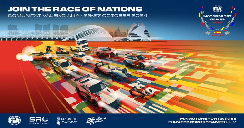 Este es el cartel oficial de los FIA Motorsport Games - Circuit Ricardo ...